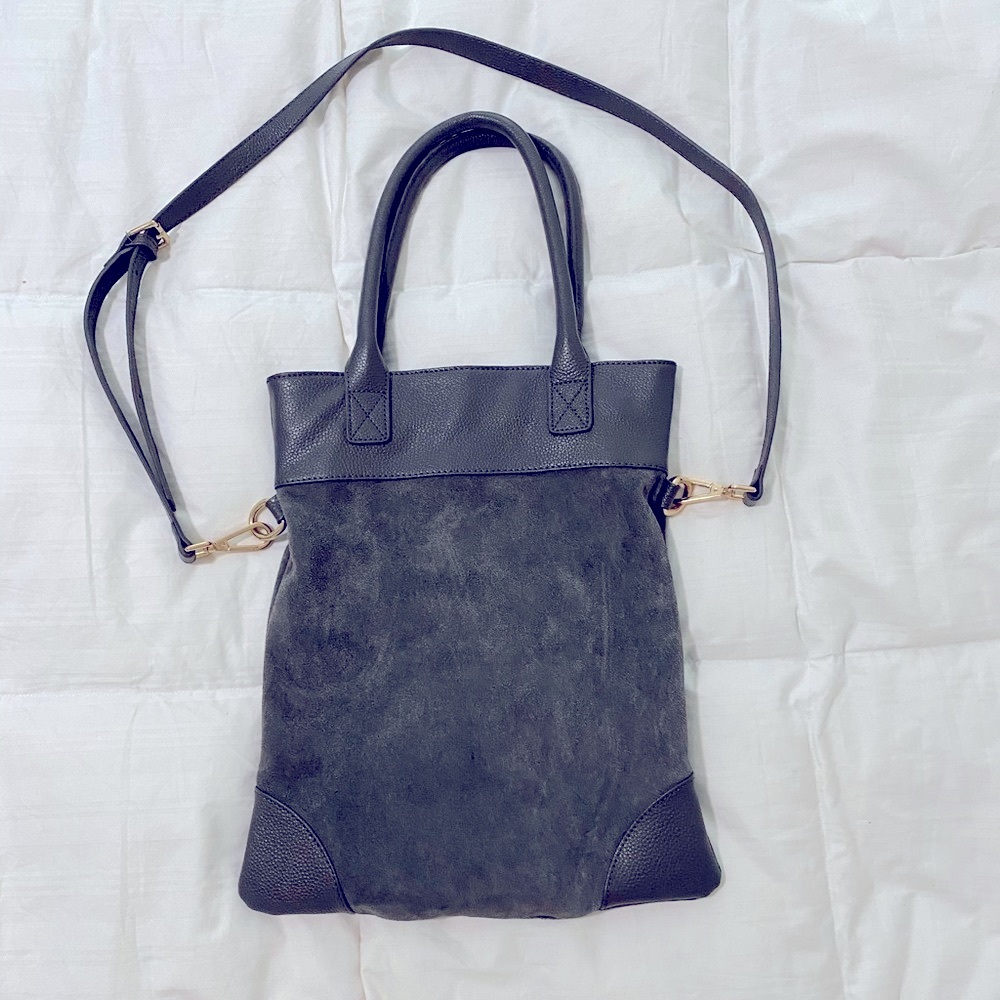 Erica Anenberg Suede Crossbody Bag - Gem
